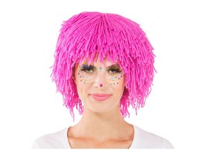 4015101351209 - Wollperücke Clown pink