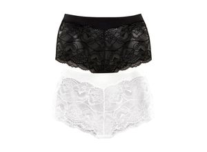 4893962296125 - Große Größen Panty weiß+schwarz Gr56 58