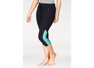 6950452580398 - Große Größen Leggings schwarz-aqua Gr54