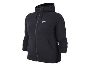 4063135310266 - Große Größen Kapuzensweatjacke schwarz GrXL