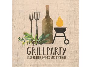 4021766259361 - Papierservietten Grillparty 33 x 33 cm 20 Stück