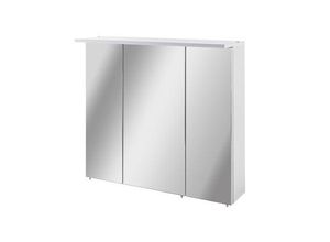 4027181077320 - Lomadox - Spiegelschrank led weiß b x h x t 70 x 75 x 24 cm - weiß