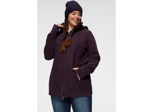 4063136016372 - Große Größen Fleecejacke aubergine Gr52