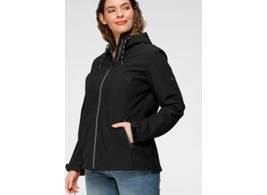 6936694362435 - Große Größen Softshelljacke schwarz Gr46