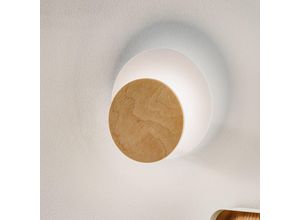 5901738893672 - Emibig Lighting - Emibig circle Weiß Holzbündige Wandleuchte 1x G9