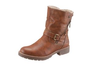 4050849907592 - Große Größen Winterboots cognac Gr42