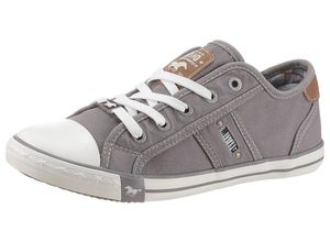 4053974930060 - MUSTANG Canvas-Sneaker in mittelgrau Sneaker für Damen