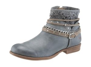 4053974483870 - Große Größen Mustang Shoes Sommerboots blau Gr41