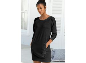 8961102191213 - Große Größen Sweatkleid schwarz Gr44 46