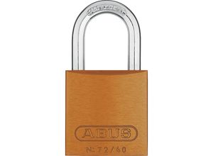 4003318802966 - ABUS Vorhängeschloss Aluminium 72 40 VE 6 Stk orange