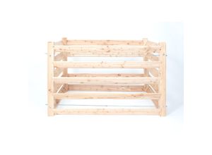 4260280773759 - - Holz Komposter Kompostkiste 1040 l Volumen natur 130 x 100 x 80 cm (l x b x h)