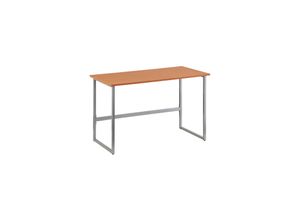 4251084666057 - Schreibtisch WORKSPACE LIGHT Melaminharzbeschichtete Spanplatte Gestell pulverbeschichteter Stahl hjh OFFICE