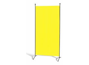 4001827477408 - Stellwand 85 x 180 cm - Gelb - Paravent Raumteiler Trennwand Sichtschutz