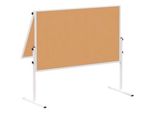 4002390052665 - Moderationstafel Solid 636 68 82 120x150cm mobil Kork + Kork (beidseitig) pinnbar klappbar braun + braun 4002390052665 Maul