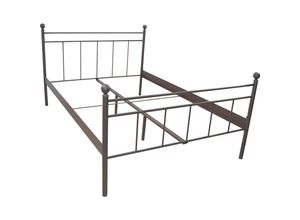 4046884065304 - Möbel Direkt Online - Metallbett Rubi 140x200 cm braun