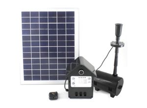 4043722018881 - Solar Teichpumpen Set Springbrunnen Pumpe Wasserpumpe Gartenpumpe 10 Watt 800 l h 130 cm Fontänenhöhe mit Zubehör - Mauk