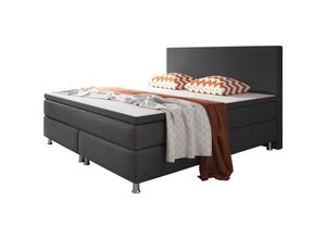 4260465760482 - IHG Boxspringbett Berlin 180x200 cm Webstoff Anthrazit