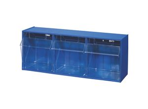 4005187644104 - 464410 Klappkasten-Magazin VarioPlus ProFlip 3 (B x H x T) 600 x 240 x 200 mm Blau Transparent 1 St