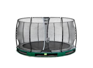 8719874704854 - Exit Toys - exit Elegant Inground-Trampolin ø427cm mit Economy Sicherheitsnetz - grün - Grun