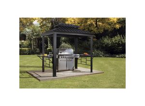 0772830160680 - Sojag Aluminium Pavillon Messina BBQ 6x8 anthrazit