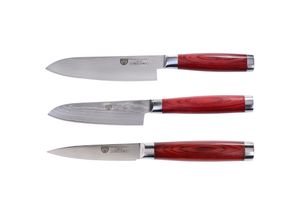 4010094017095 - Damastmesser-Set RED-PAKKAWOOD