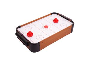 4057651321431 - Mini Air Hockey MCW-J10 Tischspiel Lufthockey inklusive Zubehör Holz 56x30x10cm