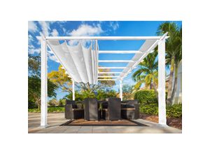 0852580008293 - Paragon Outdoor Pavillon Florida 1225 m² Weiss 0852580008293 - Paragon Outdoor Pavillon Florida 1225 m² Weiss