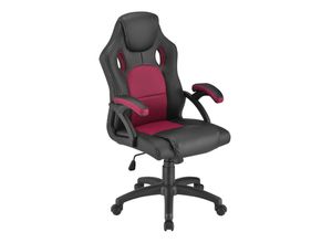 4260565521730 - Racing Schreibtischstuhl Montreal ergonomisch Bürostuhl PC Gaming Stuhl – bordeaux