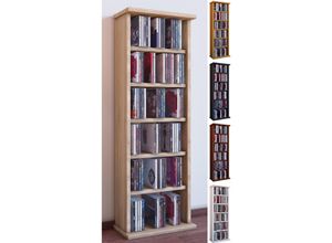 4012246252415 - Holz CD DVD Stand Regal Schrank Aufbewahrung Standregal Ständer Vostan