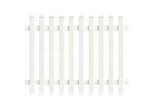 4044608111658 - Zaunfeld Gerade 1554cm x 150cm in Weiß 4044608111658 - Zaunfeld Gerade 1554cm x 150cm in Weiß