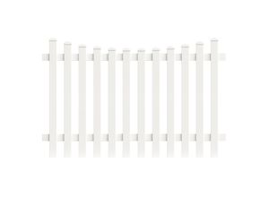 4044608114390 - Zaunfeld Unterbogen 1850cm x 150cm in Weiß 4044608114390 - Zaunfeld Unterbogen 1850cm x 150cm in Weiß