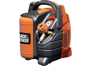 8016738758474 - Mauk - Black & Decker Druckluft Kompressor 5 l Tank ölfrei bd 195 5 my Druckluftpistole Spiralschlauch 11 kW 10 bar 180 l min