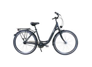 4260471752853 - HAWK City Wave Easy Black Damen 26 Zoll  Leichtes Fahrrad 7 Gang Shimano Nabenschaltung Felgenbremse & Nabendynamo