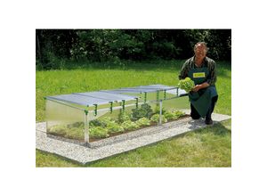 9001567201504 - Frühbeet JUWEL Premium BIOSTAR 1500 Pflanzgefäße gelb (transparent gelb aluminiumfarben) Blumenvasen BxTxH 150x80x5040 cm