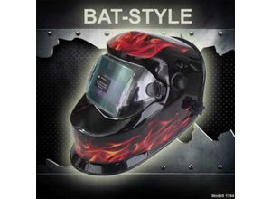 4043722017648 - Mauk Automatik Schweißhelm Serie Bat-Style Modell Flamme