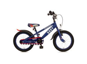 4033365991634 - Kinderfahrrad Navy 16 Zoll marineblau matt mit Rücktritt