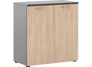 4260637314796 - Aktenschrank 1500 150475 anthrazit eiche hell 1 Fachboden 802 x 410 x 840 cm