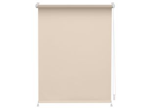 4250434156057 - Seitenzugrollo ORIGINAL Uni Rollo Rollos Gr 150 cm stufenlos positionierbar 60 cm beige (creme weiß) Verdunkelungsrollos mit Klemmträger und Farbbeschichtung - für Fenster Türen Klemmfix