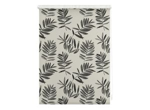 4251369826268 - Seitenzugrollo ORIGINAL Rollo Klemmfix ohne Bohren blickdicht Black Watercolor Branches schwarz (schwarz weiß) Rollos Kinder 150cm stufenlos positionierbar 80cm Polyester B80cm H150cm