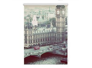 4250434120560 - Lichtblick Rollo Klemmfix ohne Bohren blickdicht London Westminster - Grau