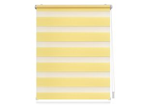 4250434105444 - Lichtblick Duo-Rollo Klemmfix ohne Bohren - Gelb 80 cm x 200 cm (B x L)