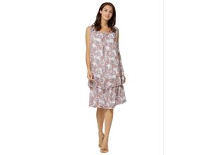 4063136617906 - Große Größen Chiffonkleid in ärmelloser Form mit Paisleydruck ecru bedruckt Gr54