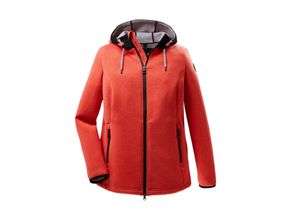 4061393917692 - Große Größen Jacke aus Scuba-Qualität mit Kapuze rot Gr52