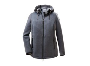 4061393917753 - Große Größen Jacke aus Scuba-Qualität mit Kapuze marine Gr50