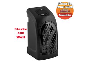 4043722021485 - Handy Heater Steckdosen Heizung Heizgebläse Heizgerät Mini Heizer Kompakt 400 w - Mauk