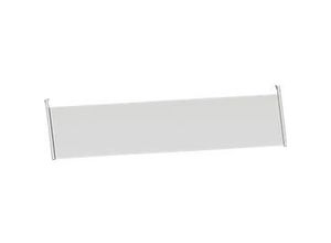 4250510839973 - Genius Rückseitenblende für Schreibtisch B 2000 mm H 466 mm weißaluminium