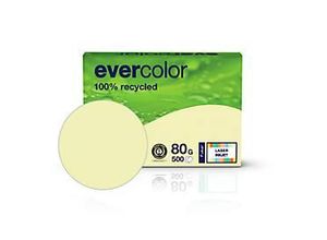 3288580400053 - Recyclingpapier evercolor 40005C hellgelb pastell A4 80g 500 Blatt 3288580400053 500 Blatt