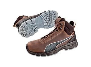 4018623901198 - Sicherheitsschuh Puma® Safety Condor Brown Mid S3 ESD SRC EN ISO 203452011 FAP®-Durchtrittschutz Stahlkappe knöchelhoch braun-schwarz Größe 44