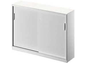 4250510835104 - Genius Schiebetürenschrank TETRIS SOLID 3 OH Mitteltrennwand B 1600 x T 413 x H 1170 mm weiß weißalu