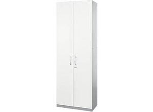 4250510835371 - Genius Flügeltürenschrank TETRIS SOLID Stahlkorpus 5 OH B 800 mm abschließbar weiß weißalu